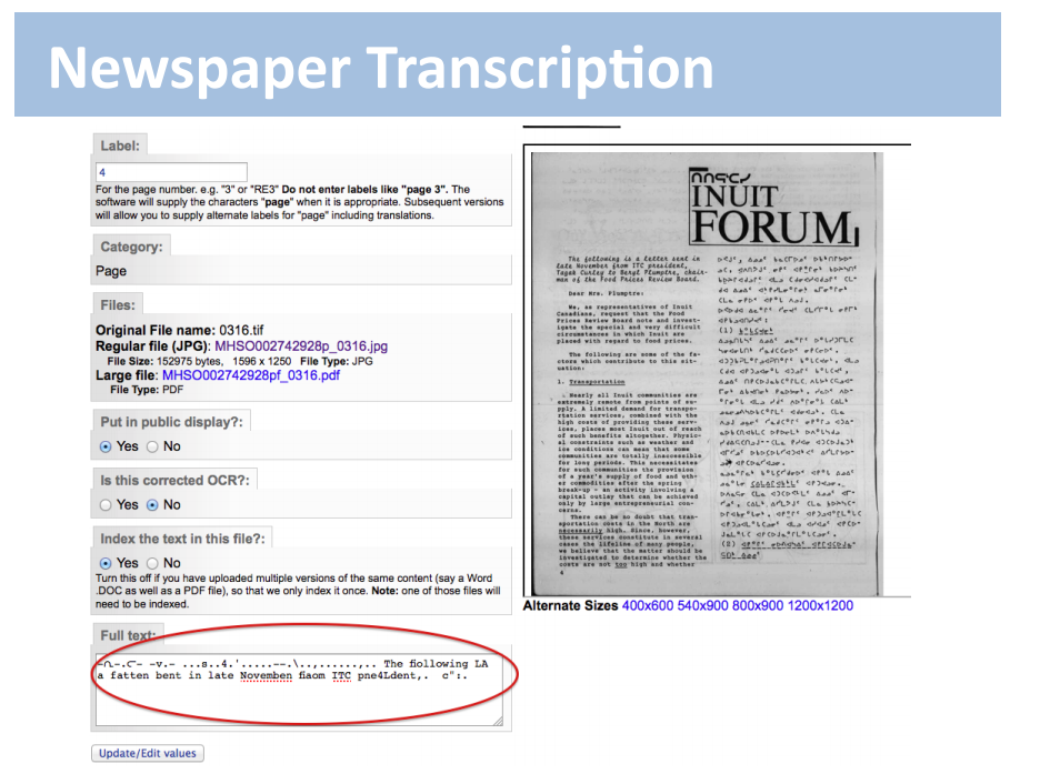 OurDigitalWorld - Using open-source OCR tools to digitize Indigenous print